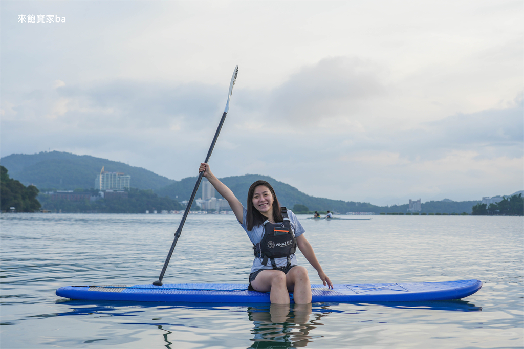 【日月潭SUP推薦】WhatSUP划涉立槳運動｜2人成行~專業教練、單眼攝影、空拍機，探索日月潭月牙灣 @來飽寶家ba