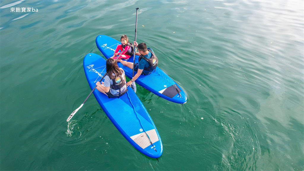 【日月潭SUP推薦】WhatSUP划涉立槳運動｜2人成行~專業教練、單眼攝影、空拍機，探索日月潭月牙灣 @來飽寶家ba