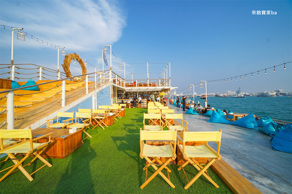 泰國芭達雅【Tappia Floating Cafe】海上漂浮咖啡廳~墨水漂流賞夕陽釣魷魚 @來飽寶家ba