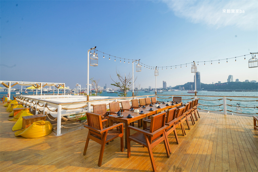 泰國芭達雅【Tappia Floating Cafe】海上漂浮咖啡廳~墨水漂流賞夕陽釣魷魚 @來飽寶家ba