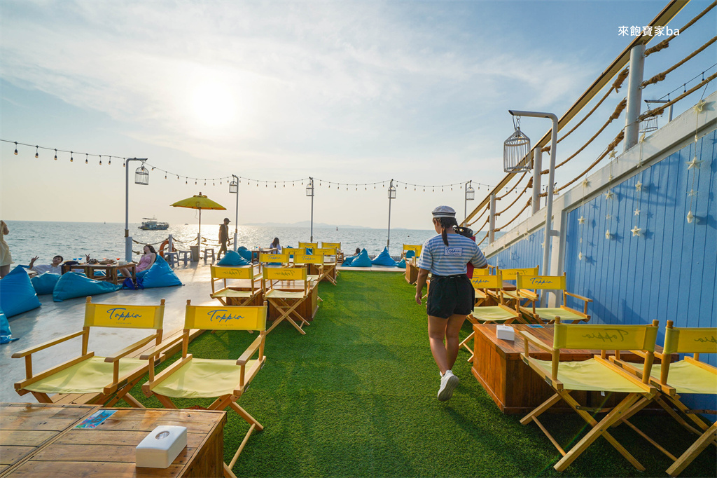 泰國芭達雅【Tappia Floating Cafe】海上漂浮咖啡廳~墨水漂流賞夕陽釣魷魚 @來飽寶家ba